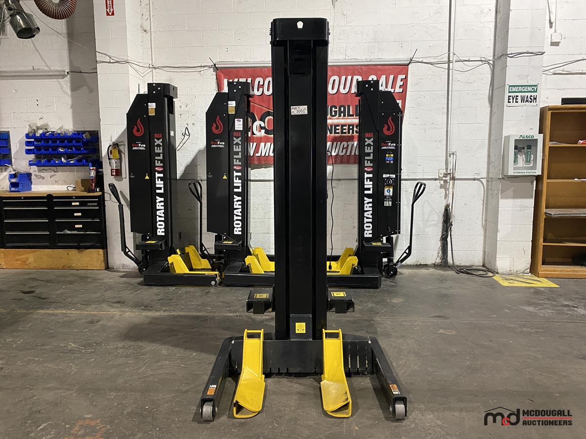 (4) 2022 Rotary Lift MCHM414U100 14,000lb Flex Max Mobile Column ...