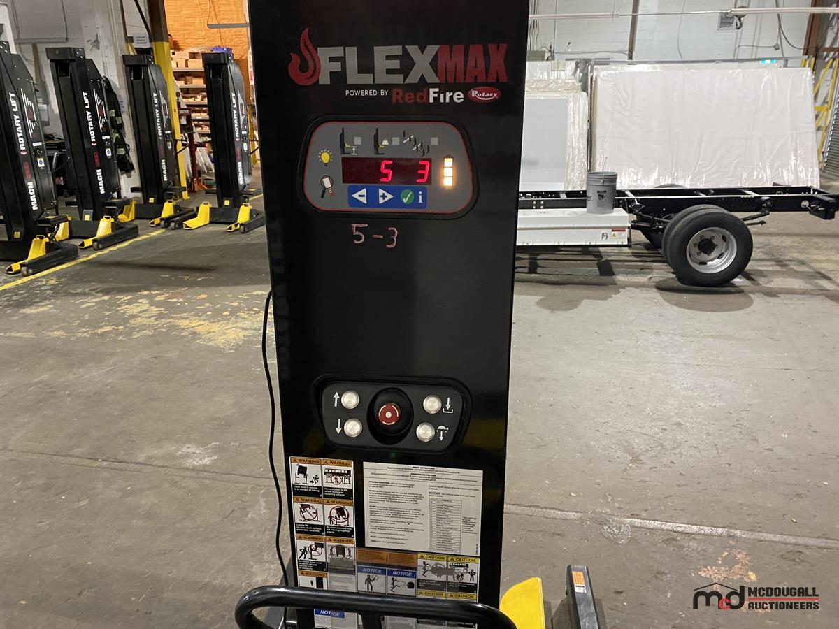 (4) 2022 Rotary Lift MCHM414U100 14,000lb Flex Max Mobile Column ...