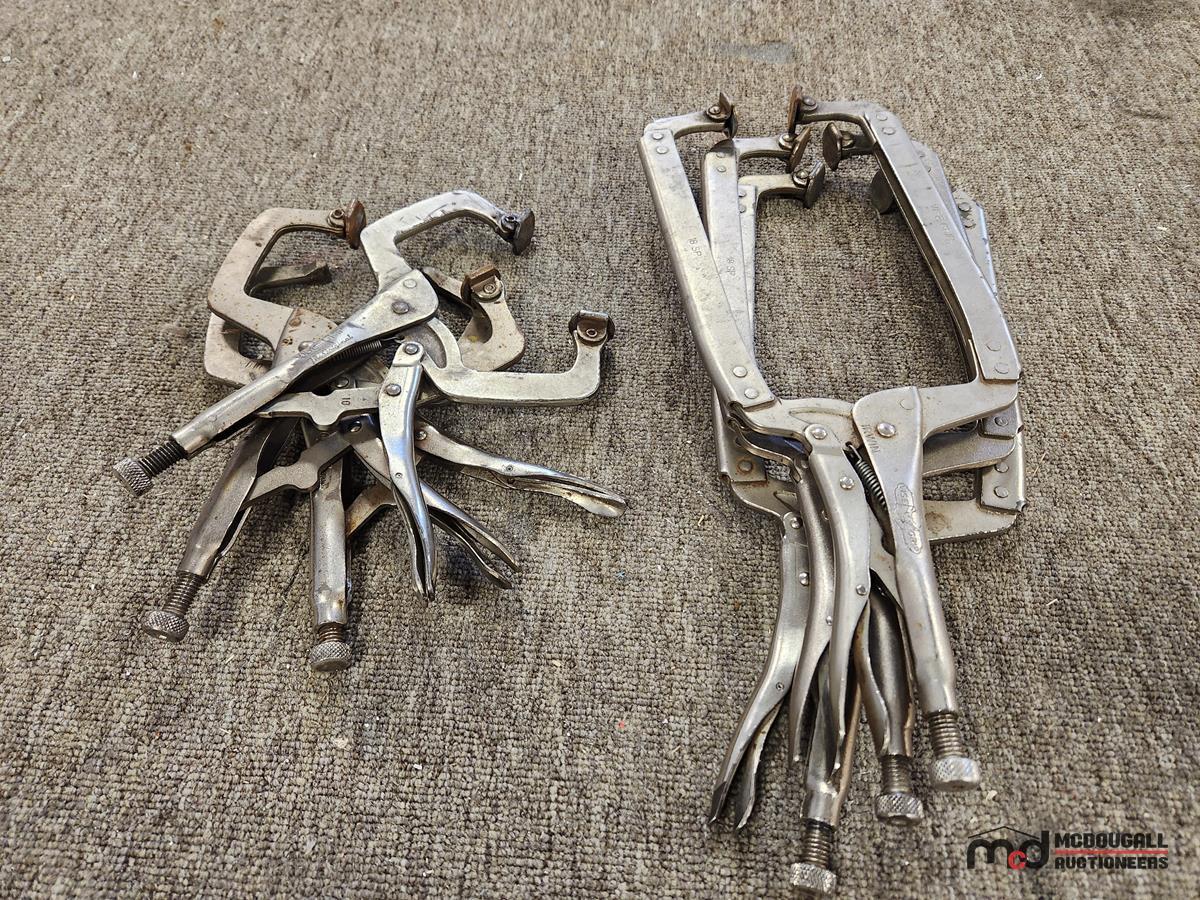 (6) Assorted Sizes of Irwin Vise Grips