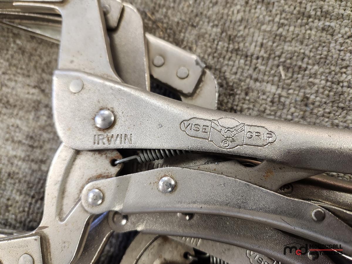 (6) Assorted Sizes of Irwin Vise Grips