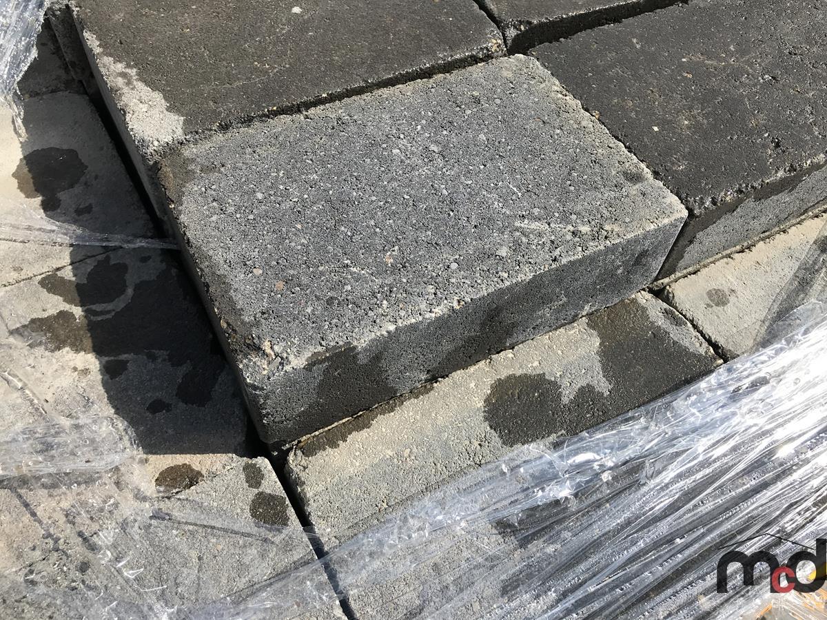 Pallet of Standard Charcoal Paver Bricks