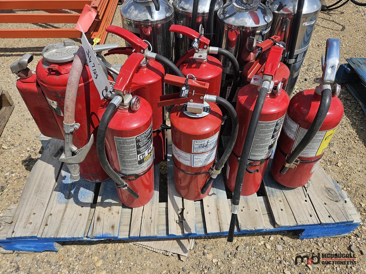 Pallet of Fire Extinguishers