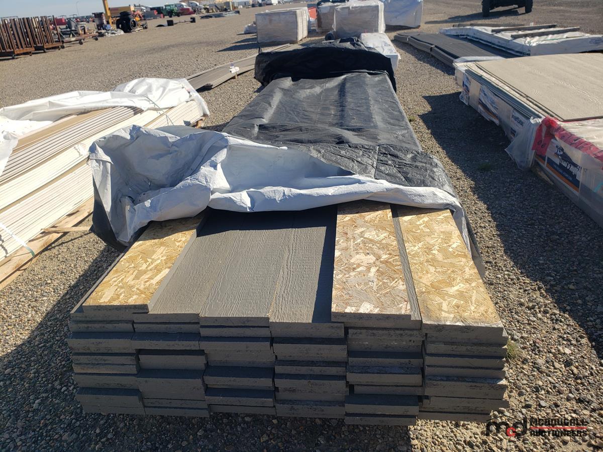 Bundle of Tundra Gray SmartSide Expert Finish Trim/Siding (5/4 x 8 x 16 ...