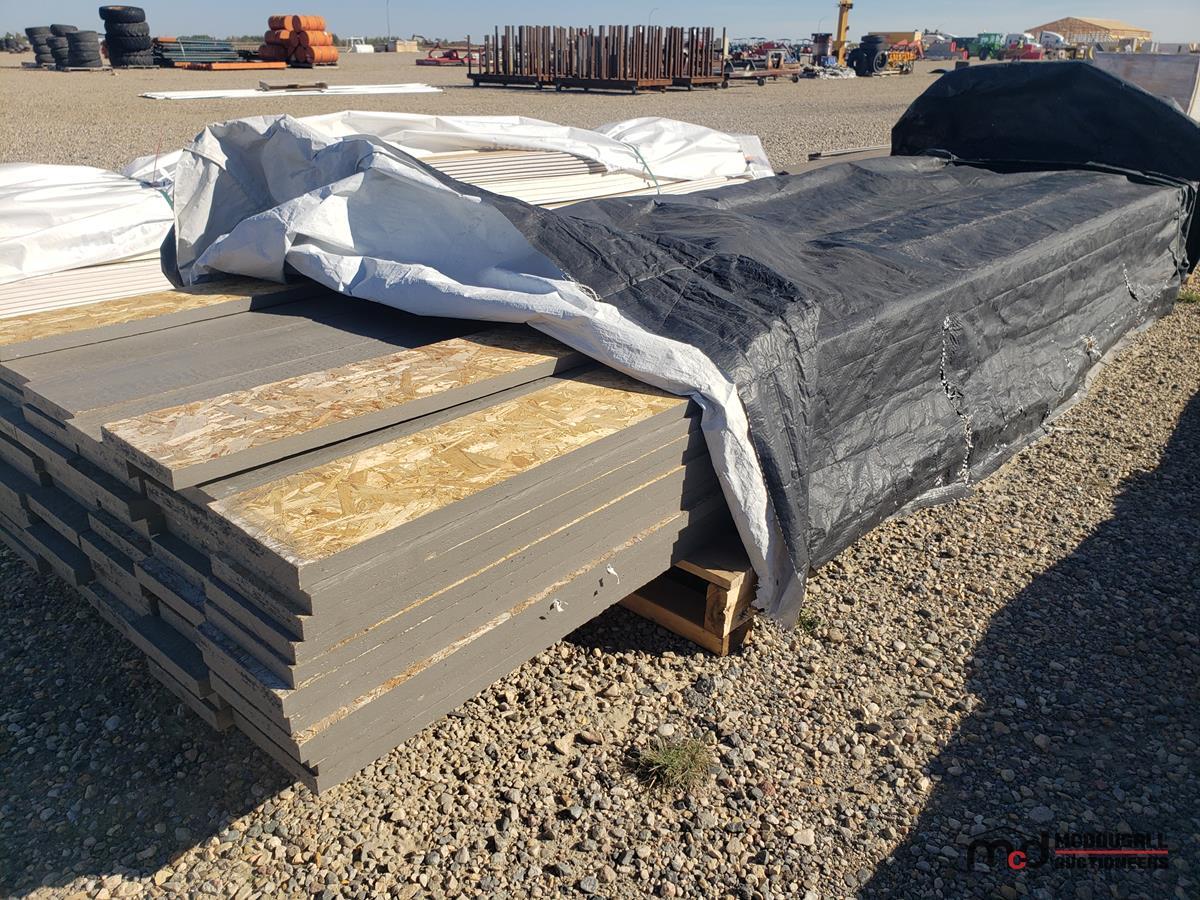 Bundle of Tundra Gray SmartSide Expert Finish Trim/Siding (5/4 x 8 x 16 ...