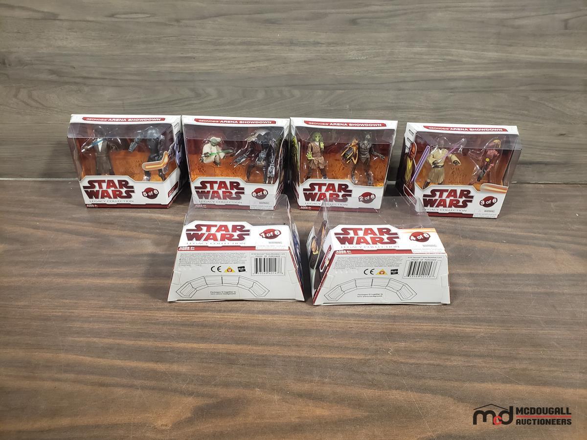Box w/ Star Wars Legacy Collection Figure Sets