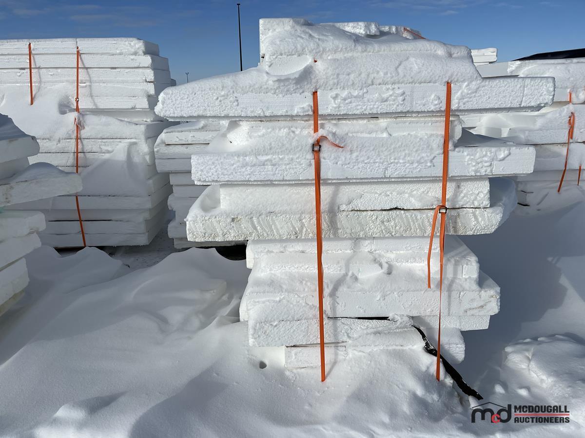 (1) Pallet of Styrofoam Insulation Panels