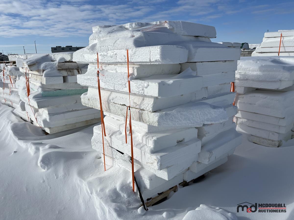 (1) Pallet of Styrofoam Insulation Panels