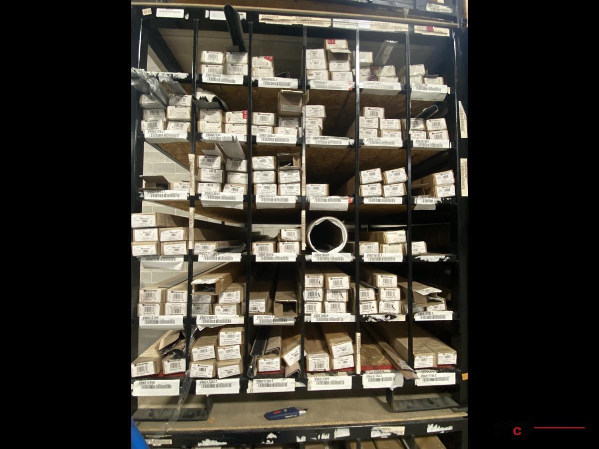 Steel Rack w/ Contents Including Trim & More