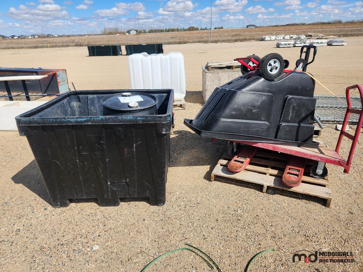 Water Tank Cart, Pallet Jack, Plastic Tub, Light Mounts, Bumper ...