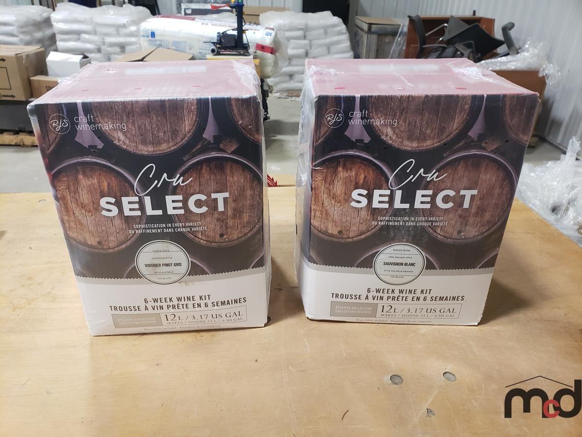 Unused (2) Cru-Select 6-Week Wine Kits