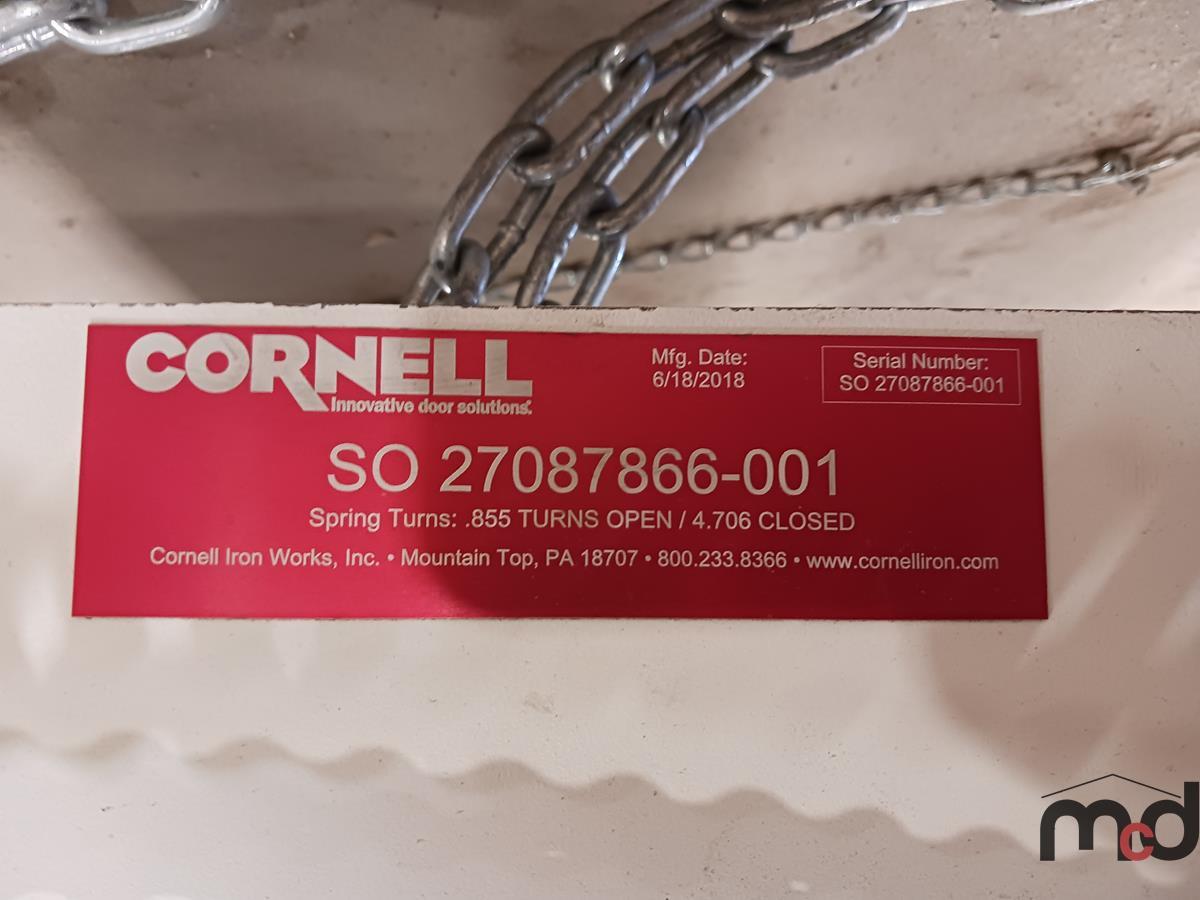 Cornell Fire Rated Overhead Roll Door