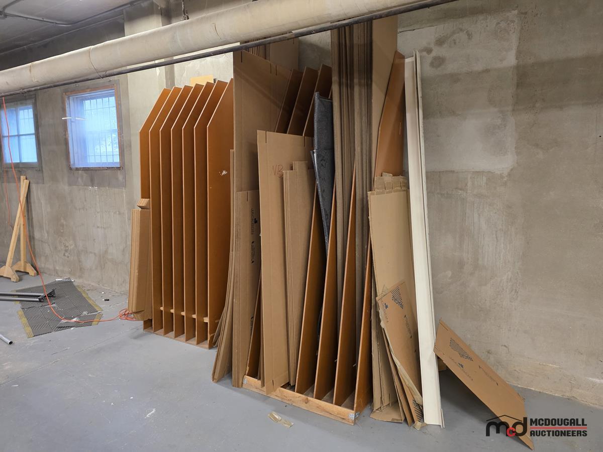 Cardboard Storage Rack