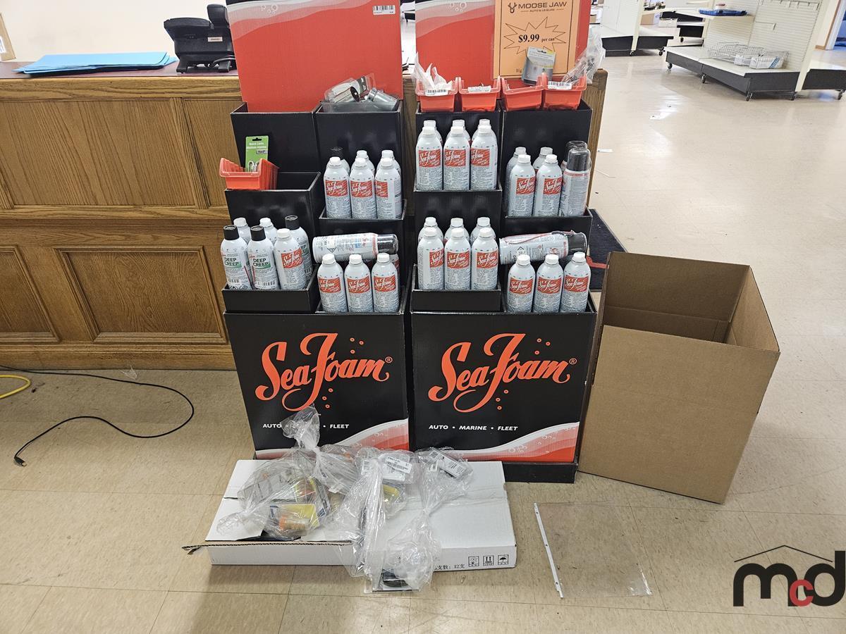 Boxes of Sea Foam, Clamps, Pins, Hooks and More