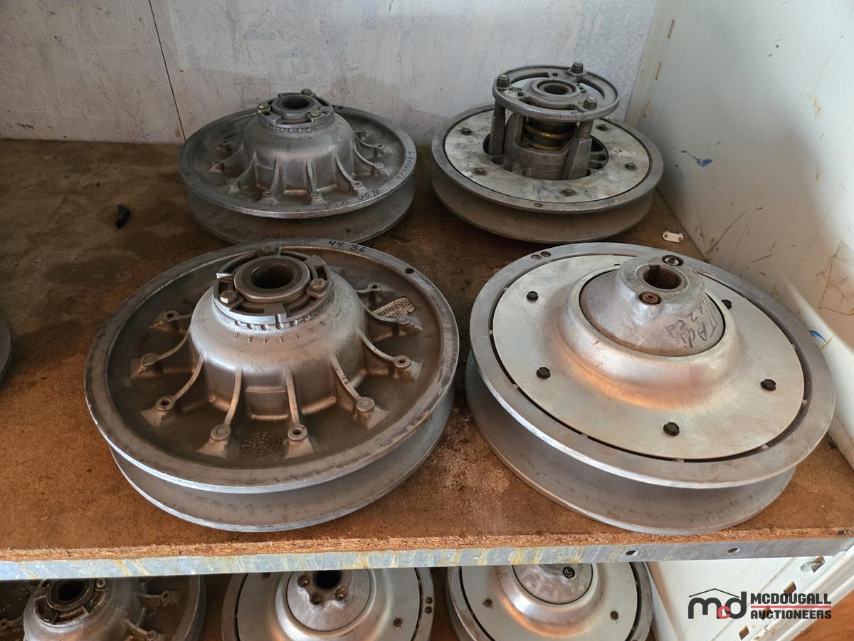 Assorted Ski-Doo Primary and Secondary Clutches, Parts and Springs ...