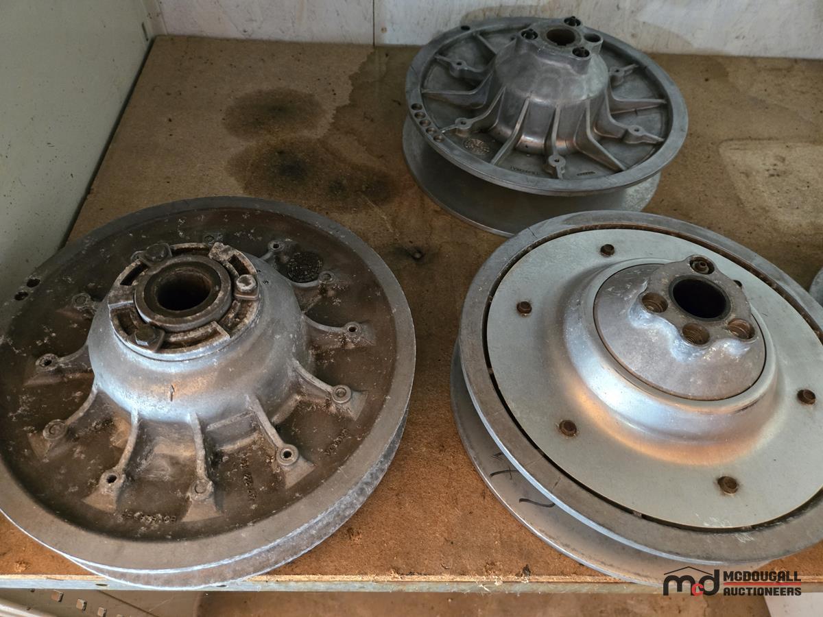 Assorted Ski-Doo Primary and Secondary Clutches, Parts and Springs ...