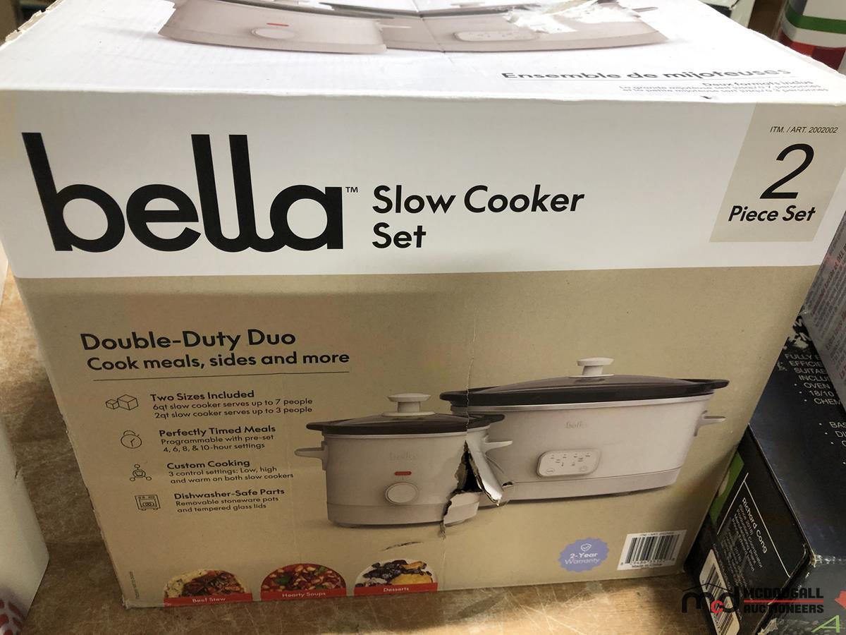 Slow Cooker Set, Smores Maker, Steam Iron, Pan Set, Blow Dryer, Kettle ...