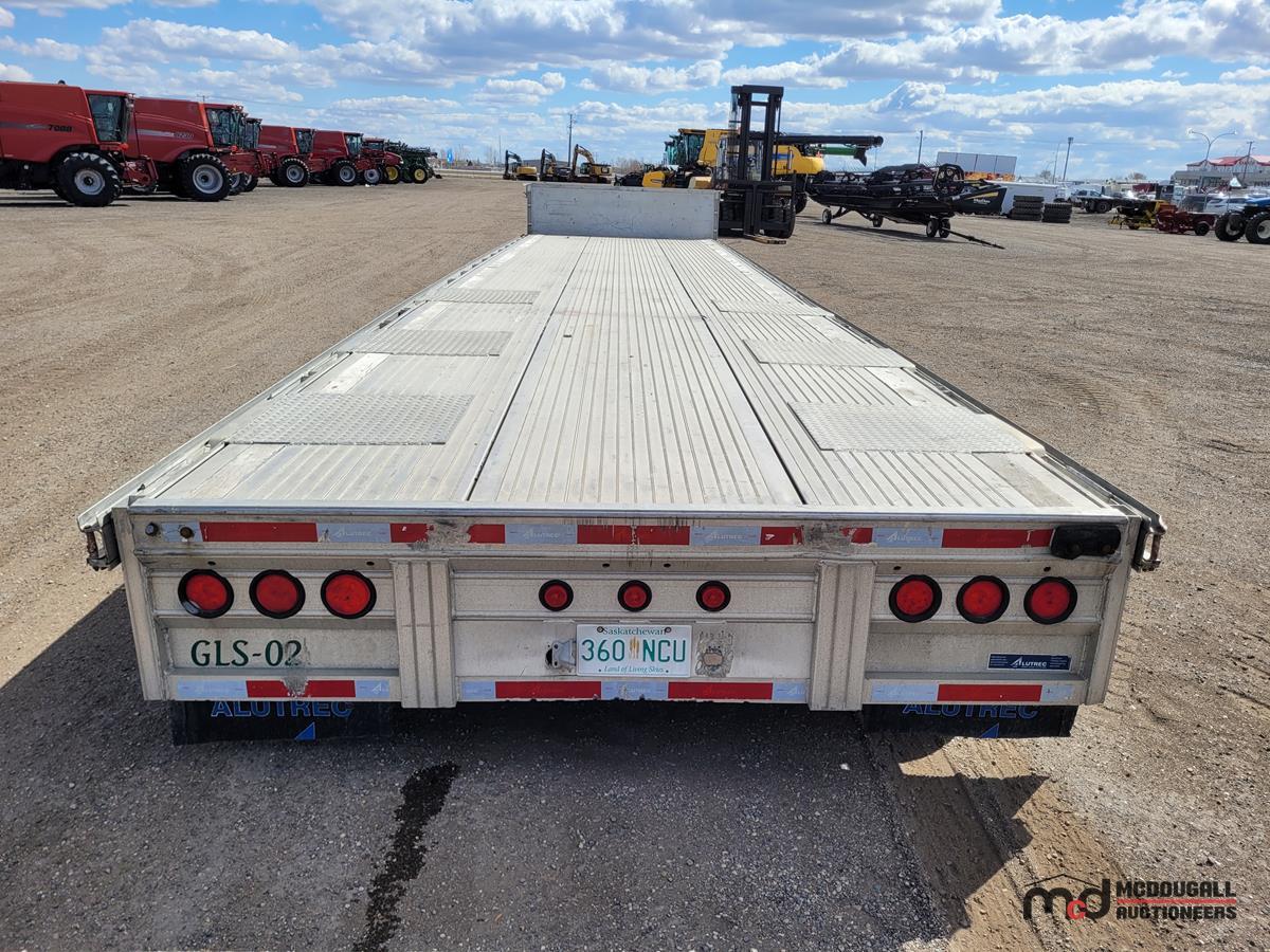 2015 Alutrec T/A Aluminum Step Deck Trailer