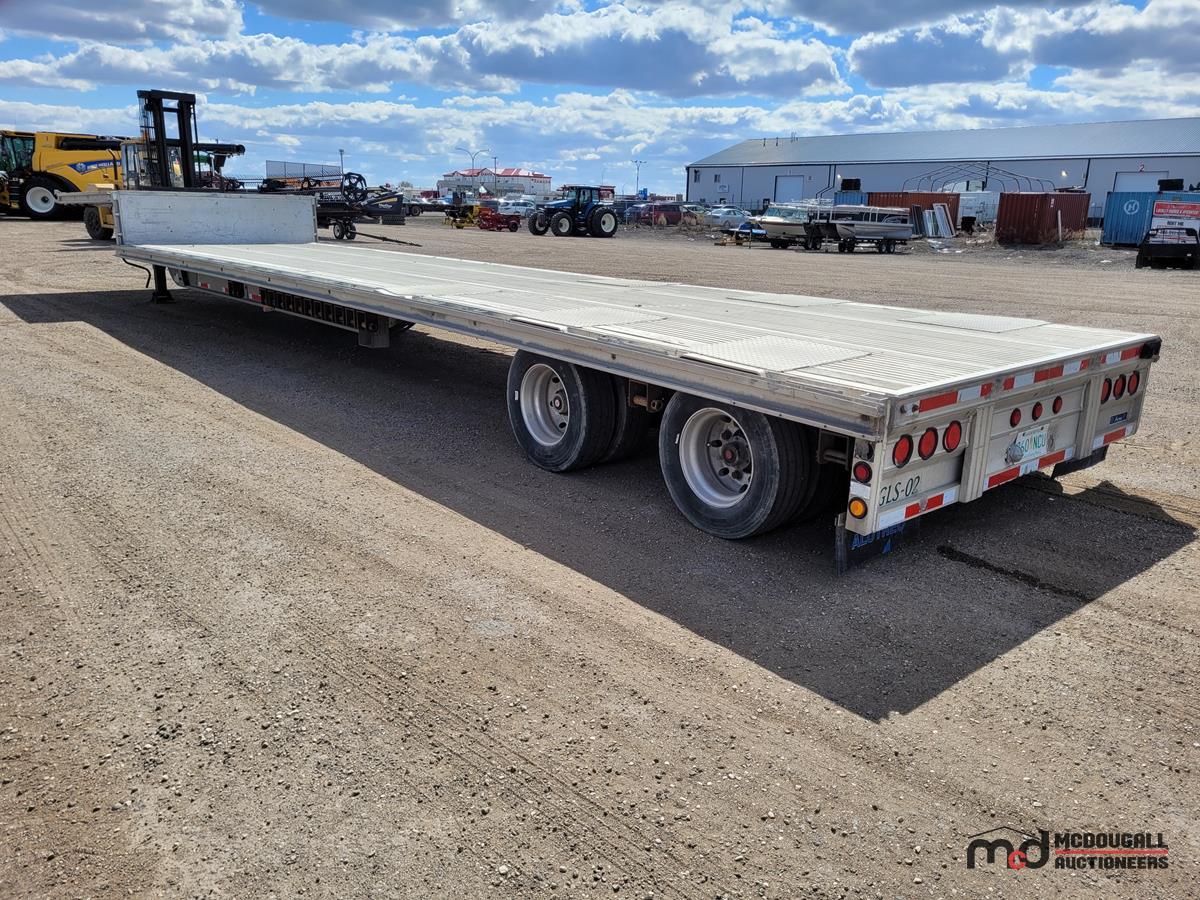 2015 Alutrec T/A Aluminum Step Deck Trailer