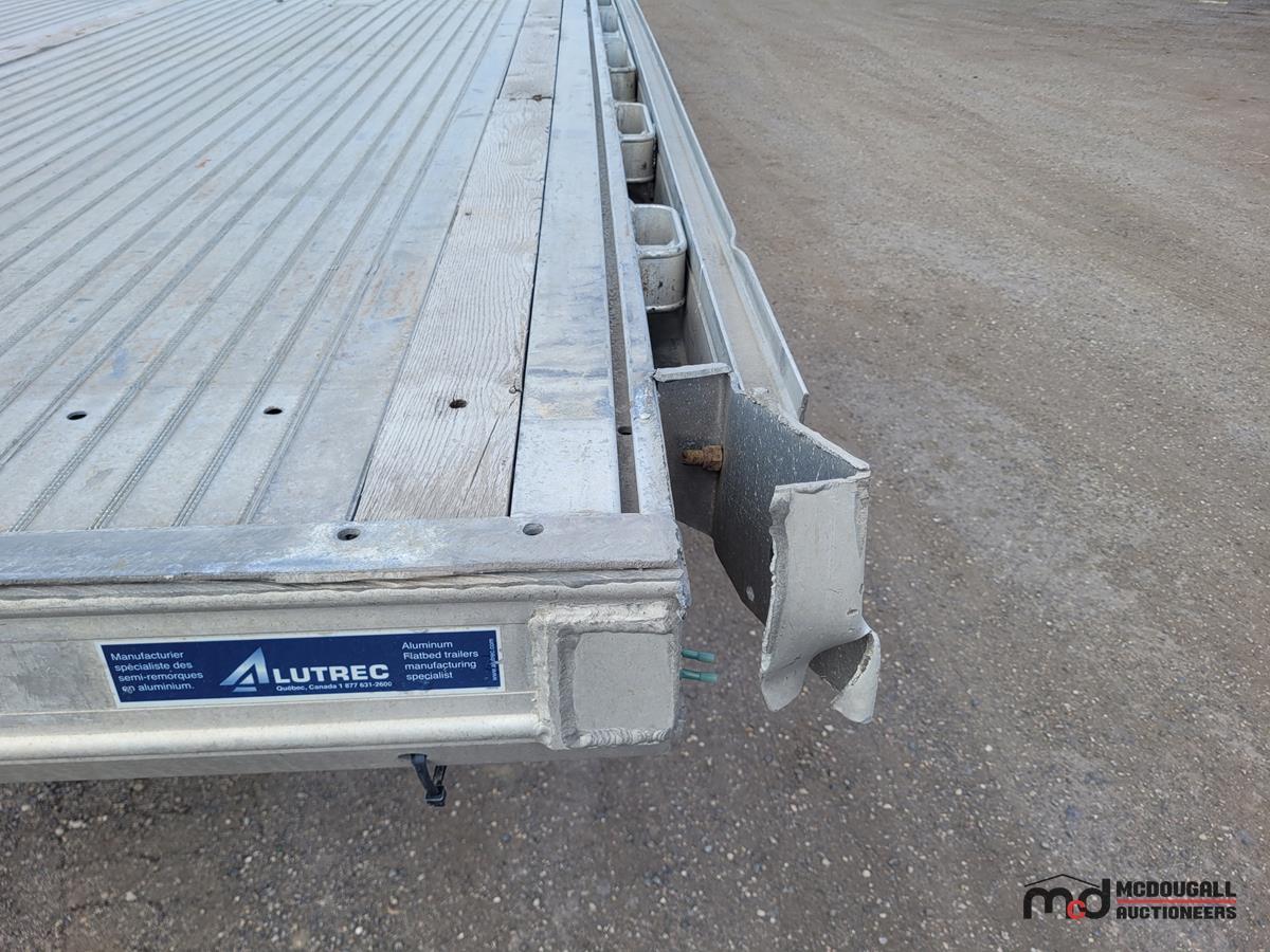 2015 Alutrec T/A Aluminum Step Deck Trailer
