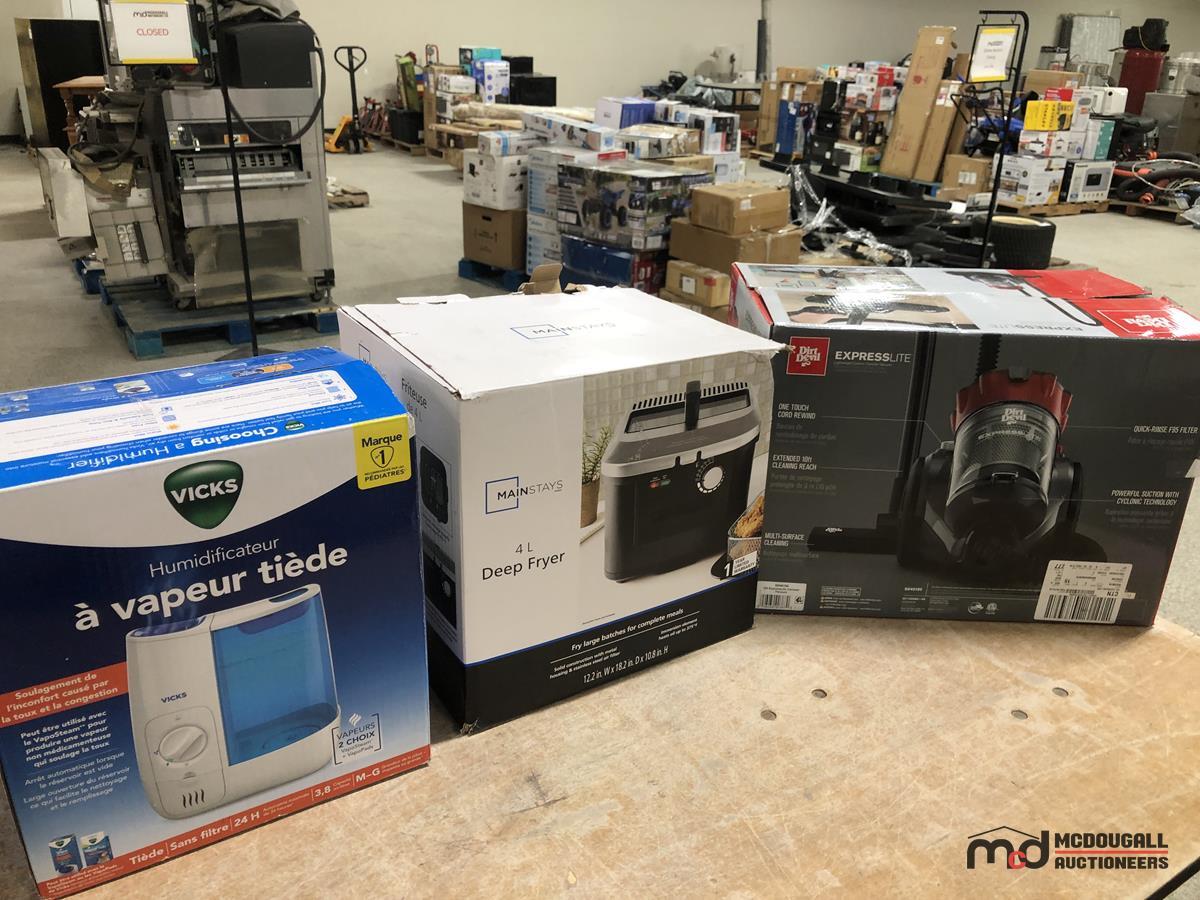 Dirt Devil Vac, Deep Fryer and Vicks Humidifier