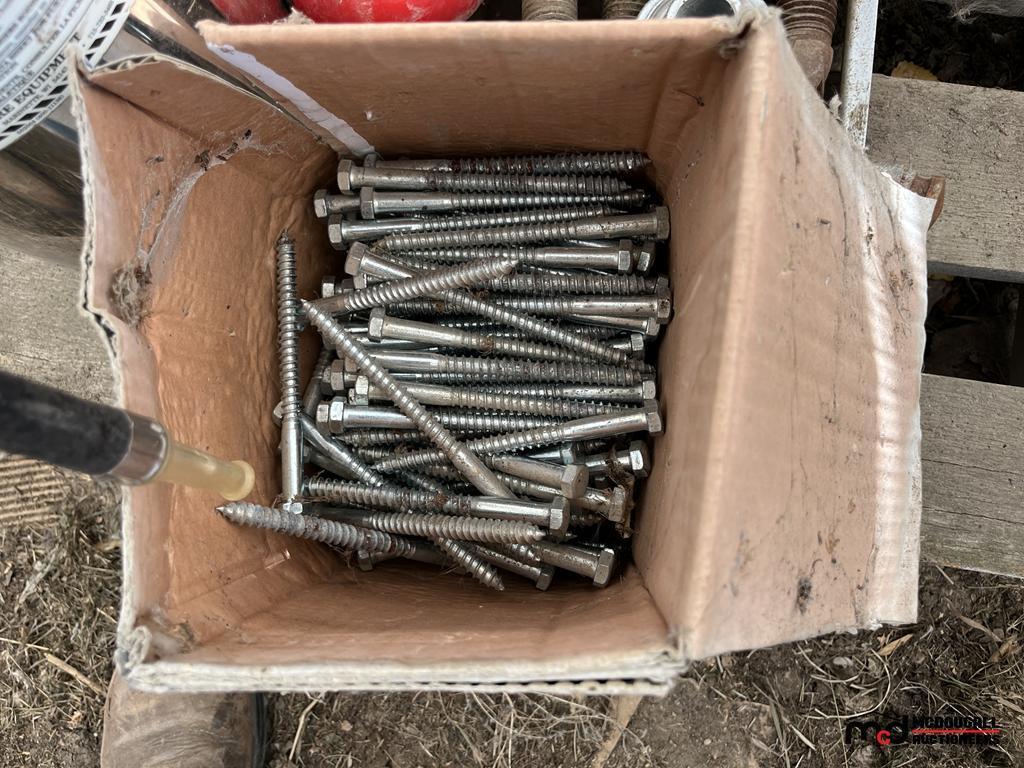 Pallet of Assorted U-Bolts. Tie Rods, Threaded Rods & More