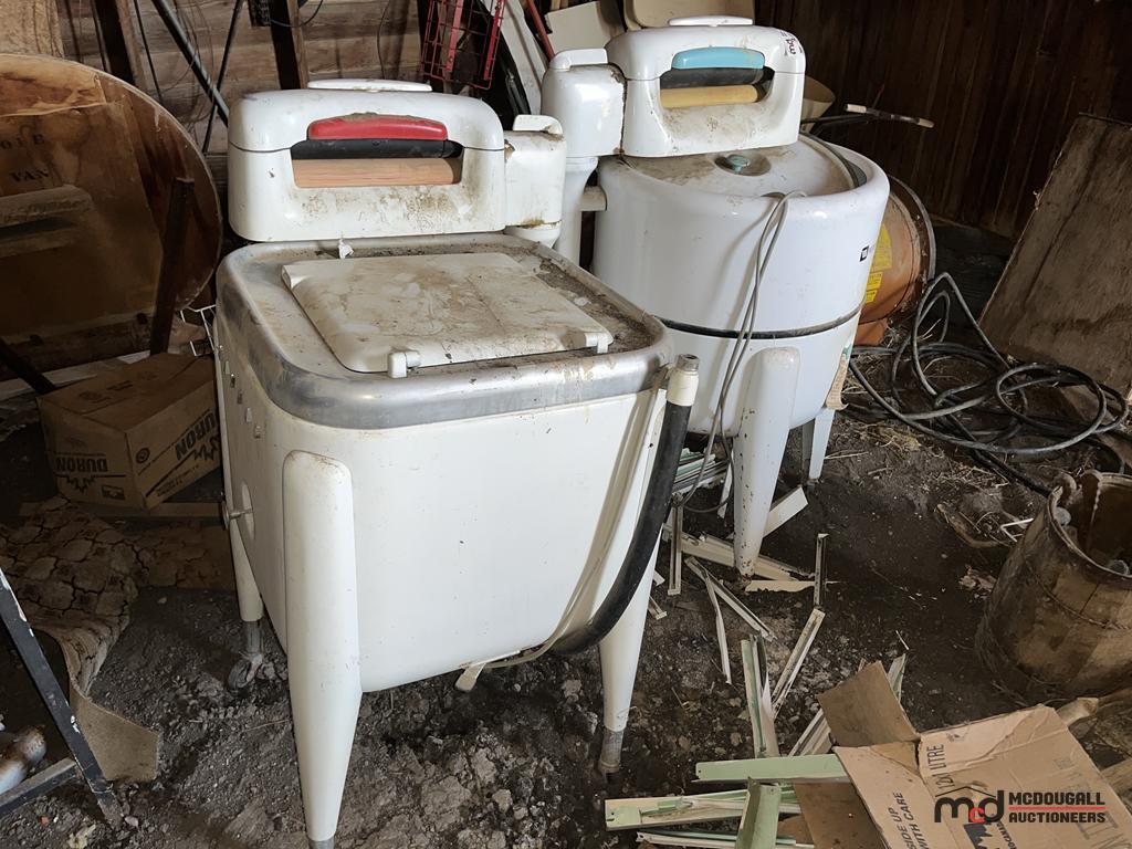 (2) Vintage Maytag Washing Machines
