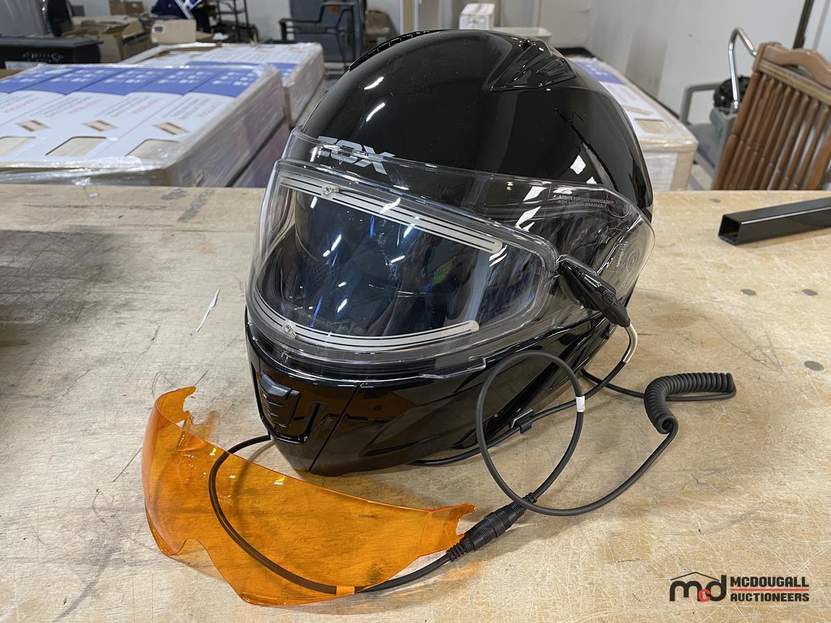 ZOX Condor Heated Snowmobile Helmet and Stand