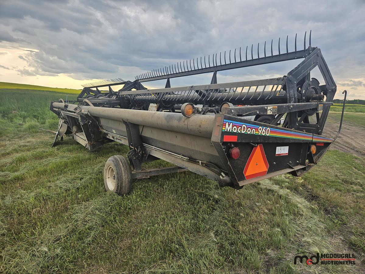 1997 Macdon 960 36' Header & Transport