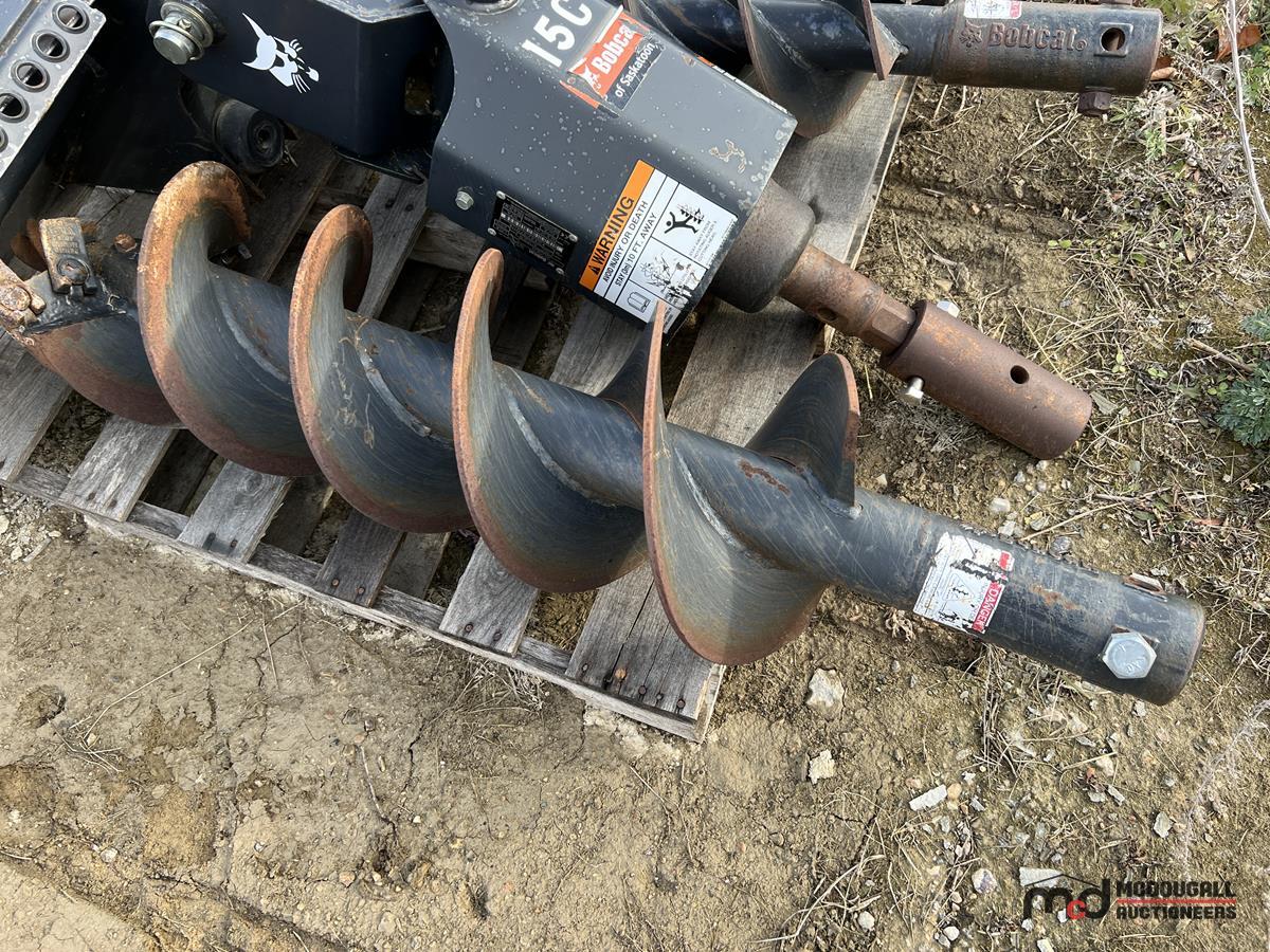 Bobcat 15C Auger Attachment w/ Auger Bits