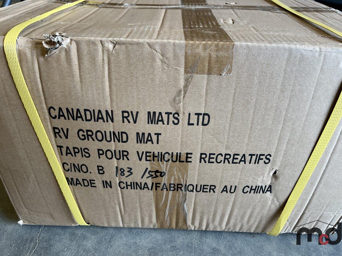 (4) Canadian RV Ground Mats (8' x 18')