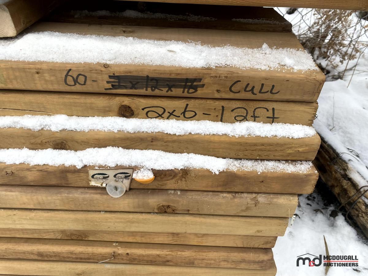 Assorted Treated Cull Lumber