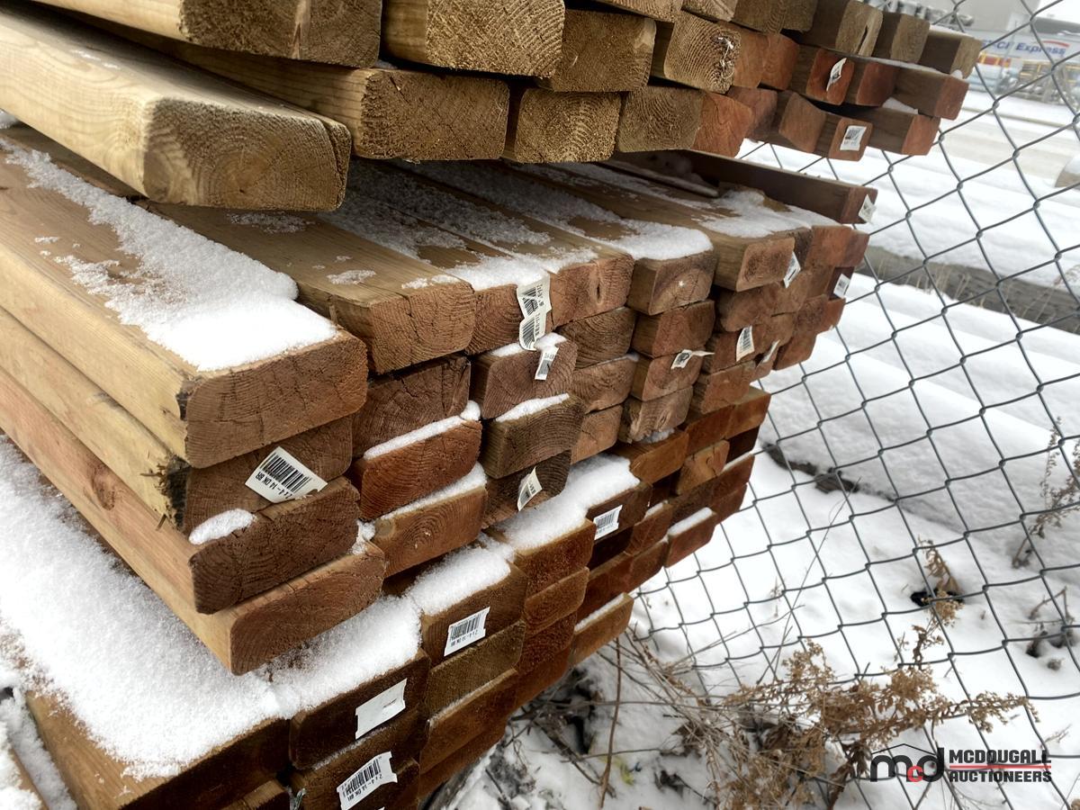 Assorted Treated Cull Lumber