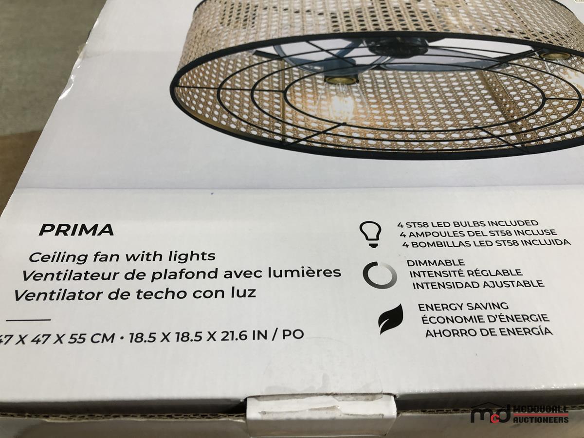 Ove Ceiling Fans w/ Lights