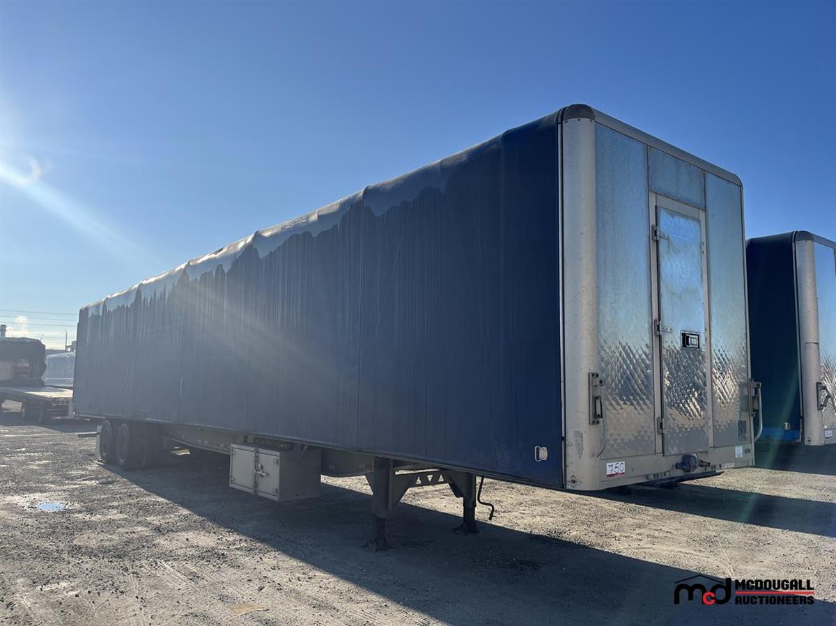 2020 Manac Rolltite 53' T/A Dry Van Semi Trailer