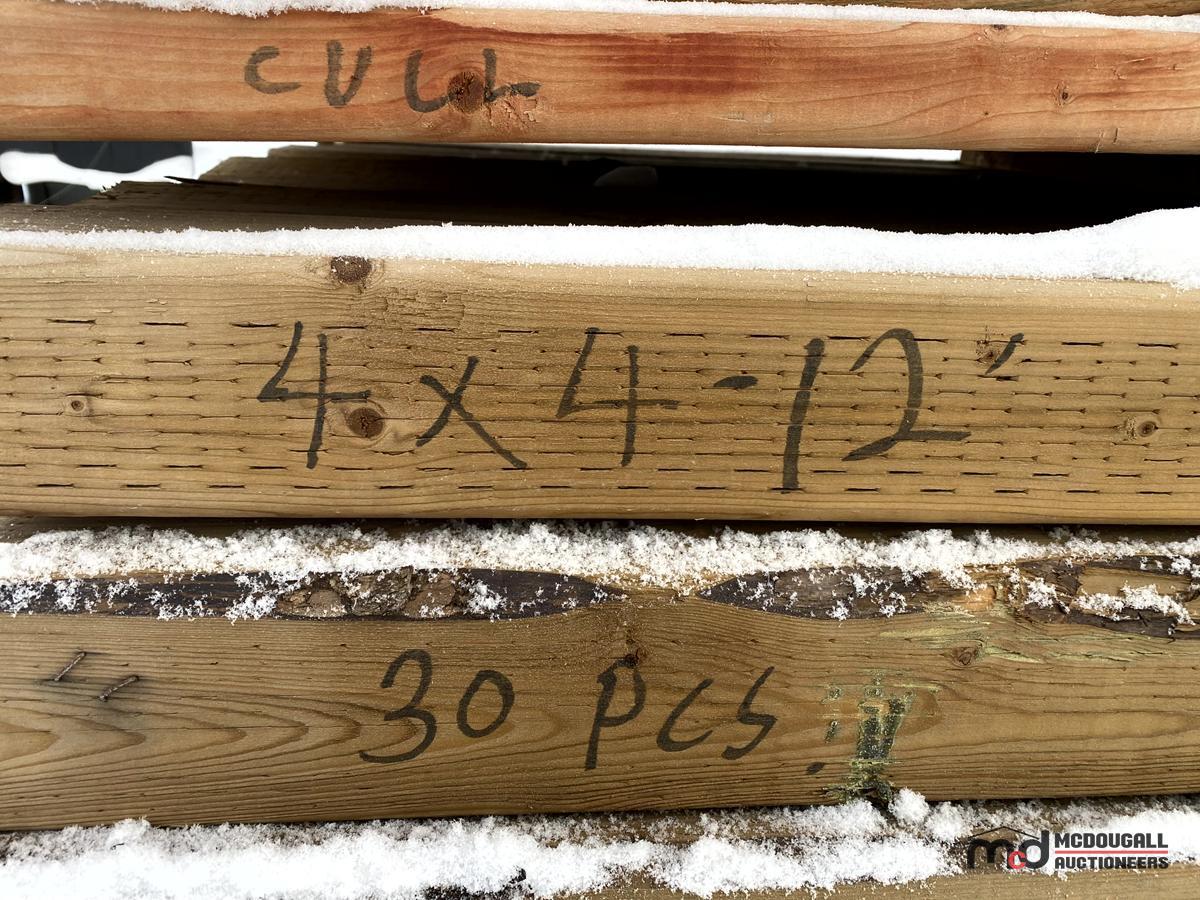 Assorted Treated Cull Lumber