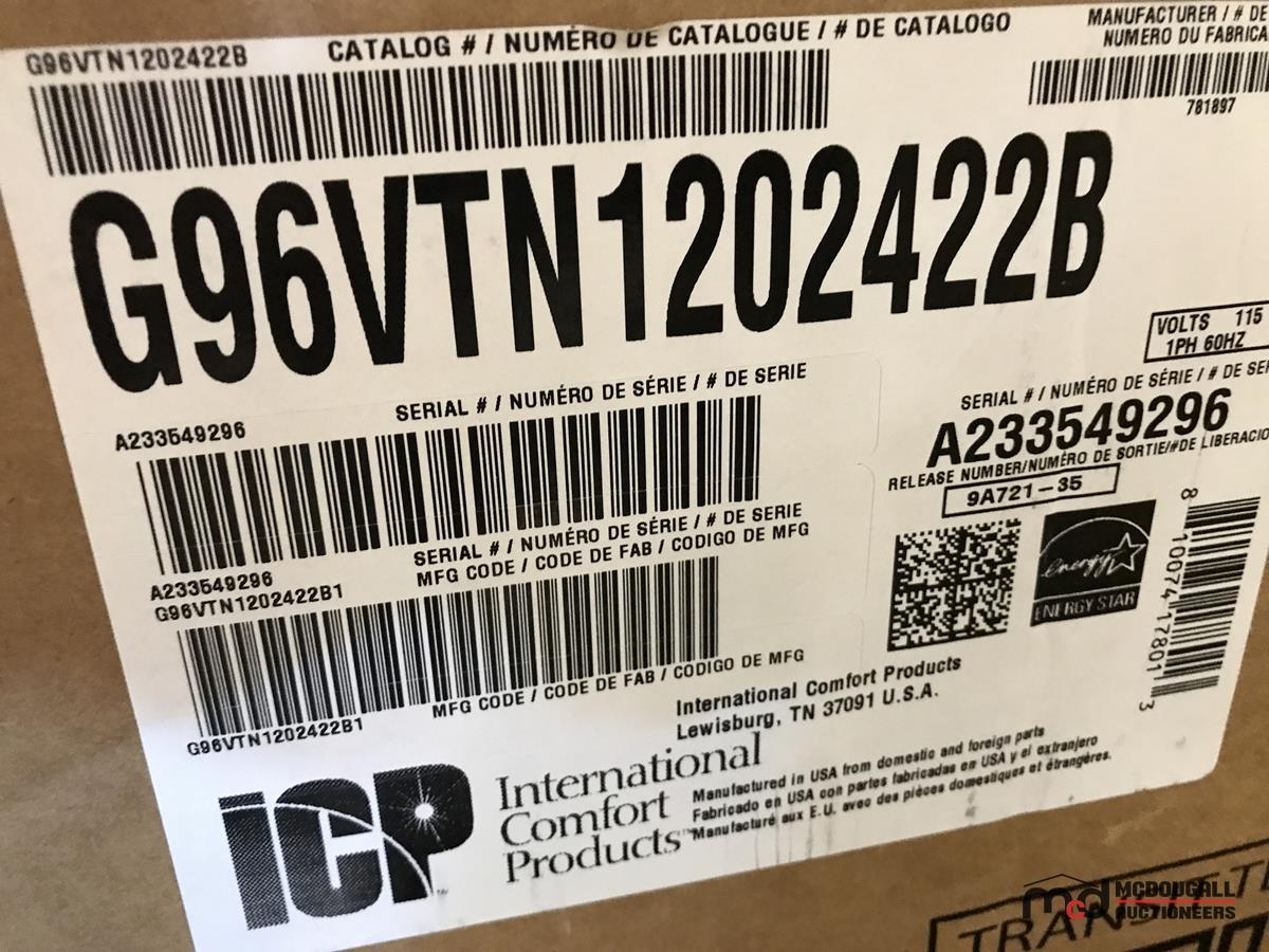 KeepRite ICP - G96VTN12024228 - Gas Furnace w/ VCTR ECM MTR