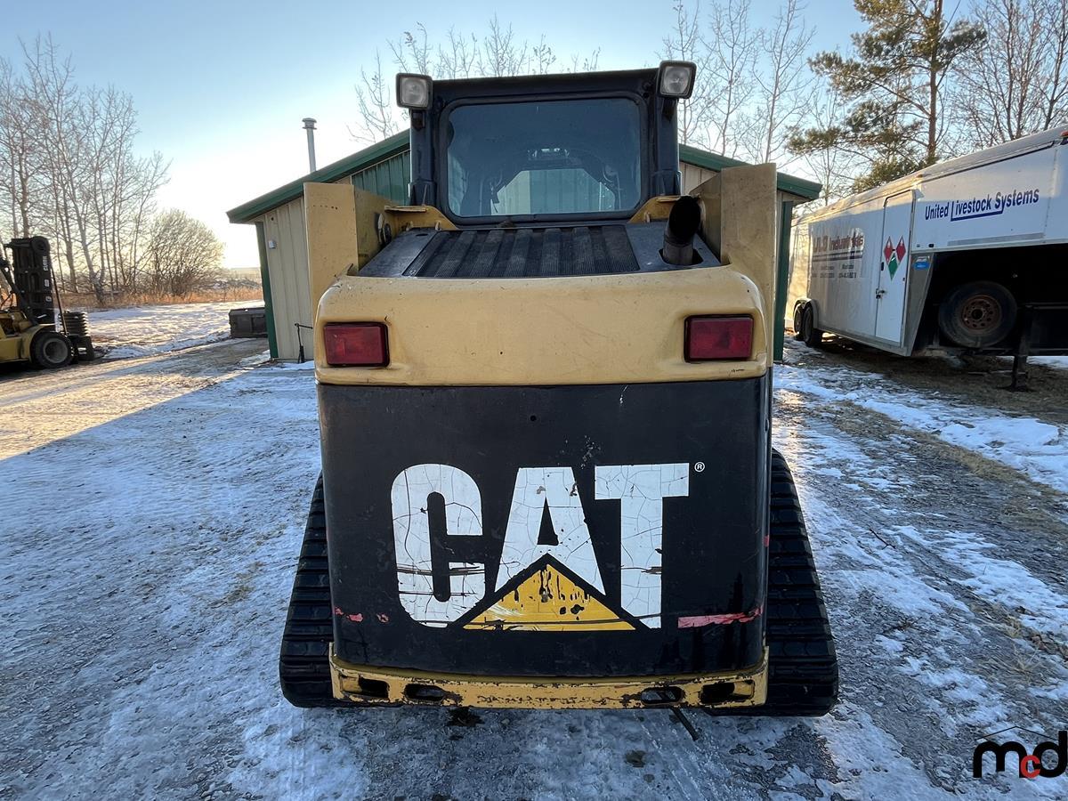 2004 Caterpillar 247B Compact Track Loader w/ Allied 6010 Snow Blower ...