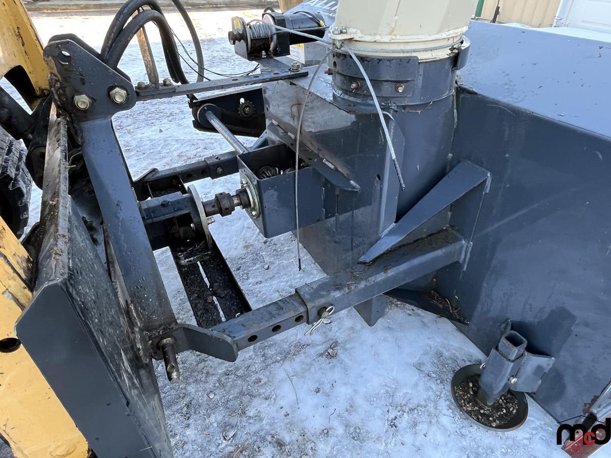 2004 Caterpillar 247B Compact Track Loader w/ Allied 6010 Snow Blower ...