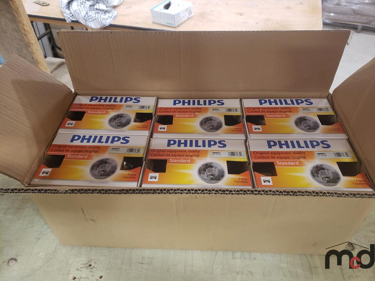 (5) Boxes of Philips Headlights