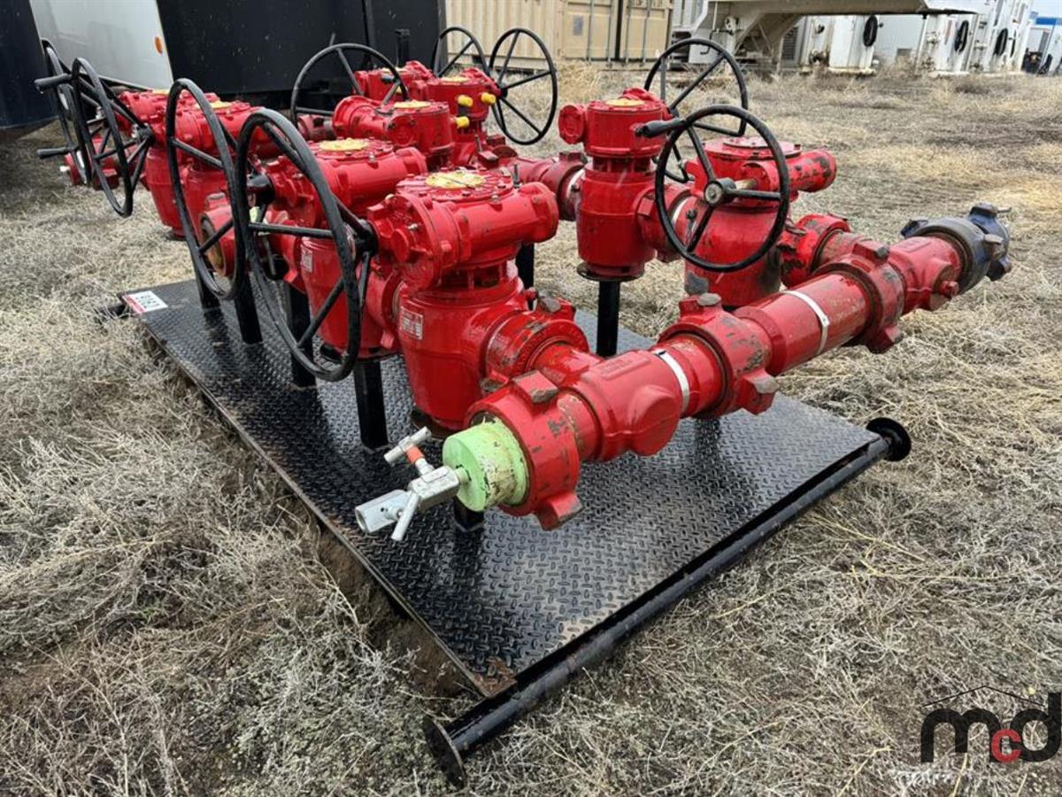9-Valve 3'' Manifold Skid
