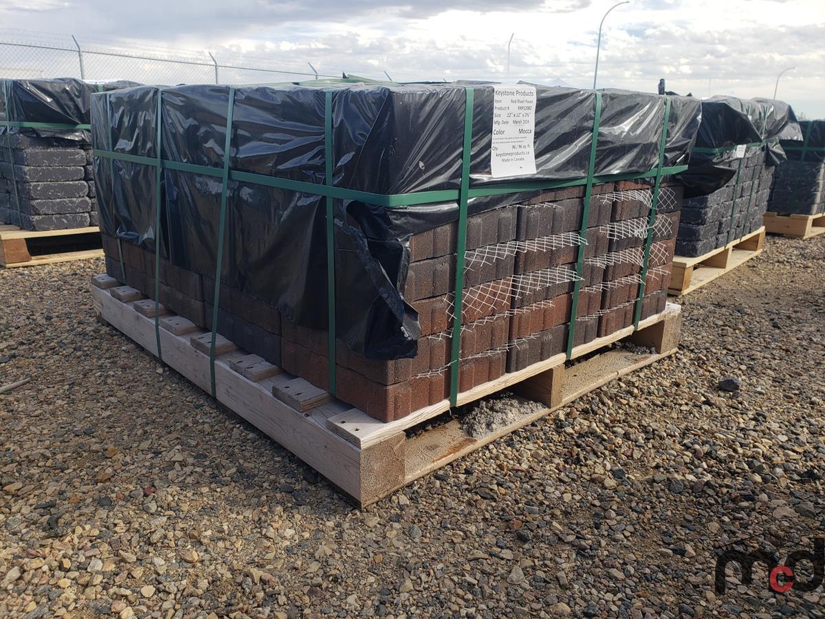 Pallet of Red River Paver Stones