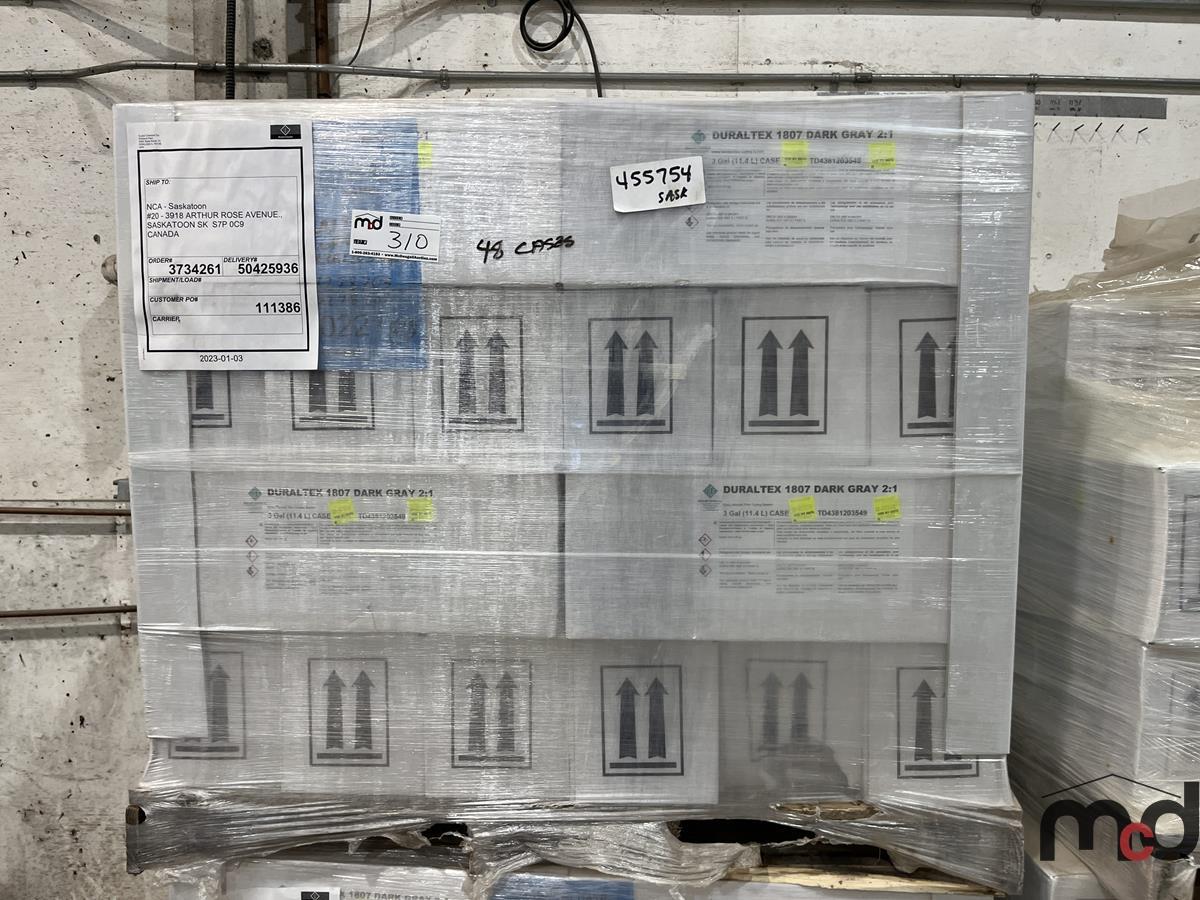 (Approx. 48) Cases Duraltex 1807 Dark Grey Coating Epoxy
