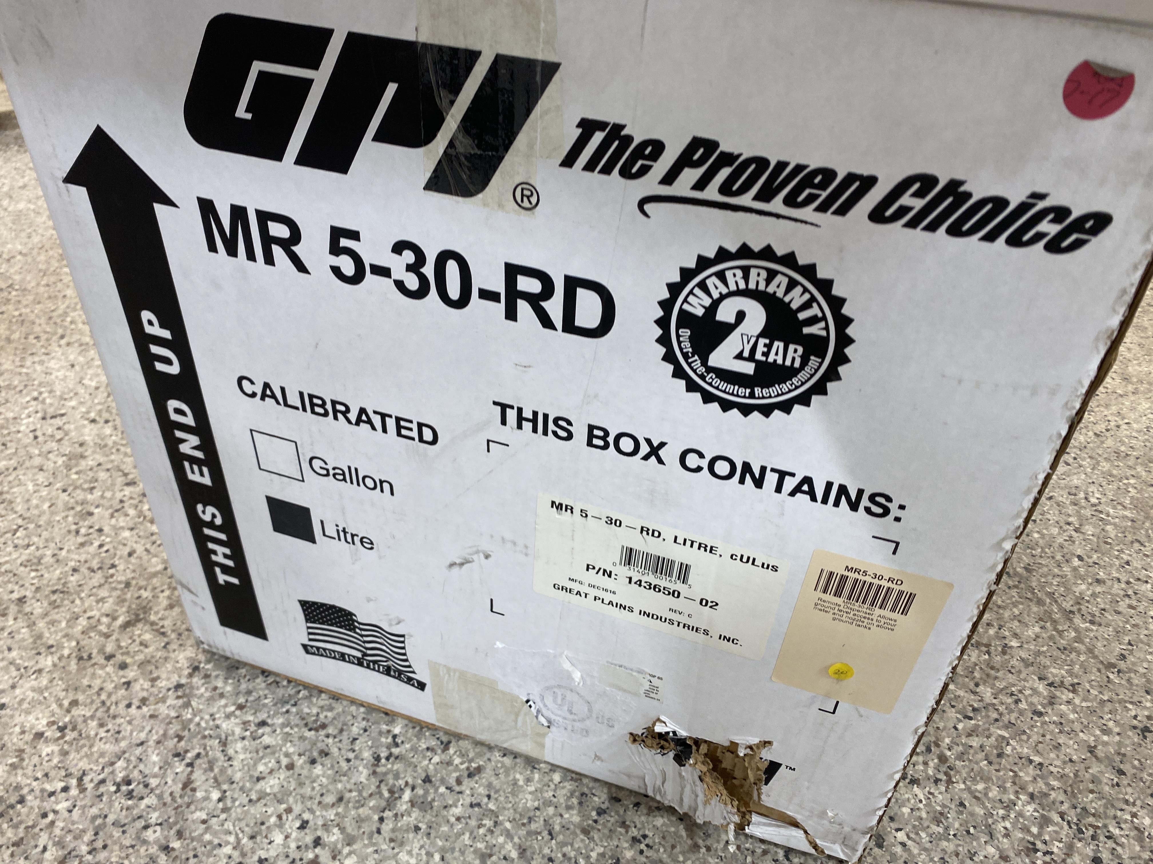 Unused GPI MR Fuel Metal 5-30-RD