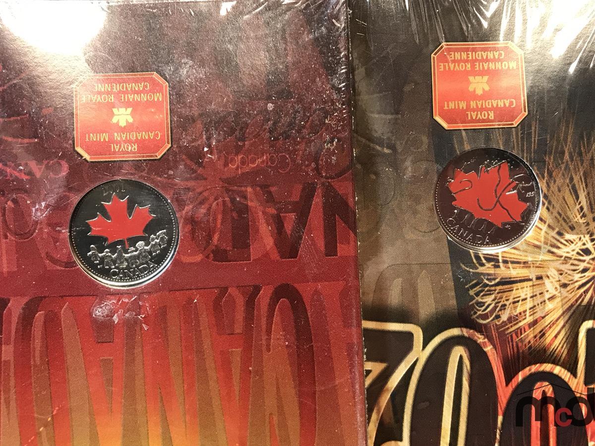 2000 Canada Post Millenium Medal Only in Metal Case & RCM 2001 & 2002 ...