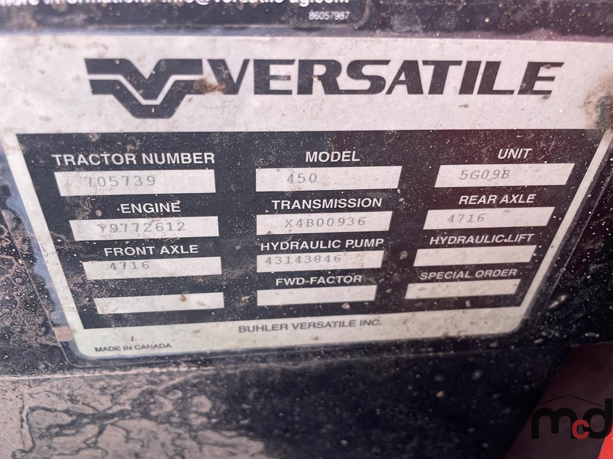 2015 Versatile 450 4WD Tractor