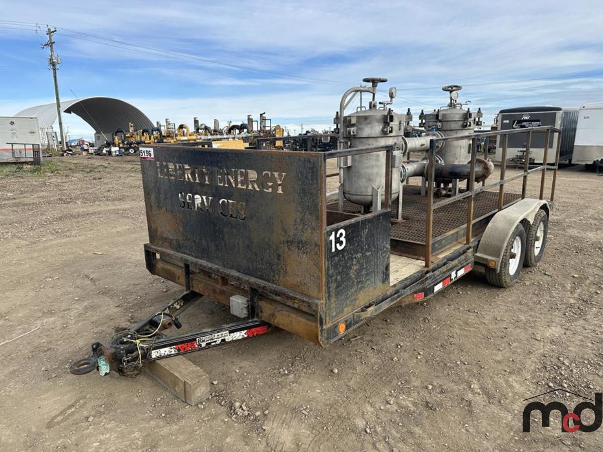 2013 PJ 18' T/A Dual Fil-Trek Pump Filter Trailer
