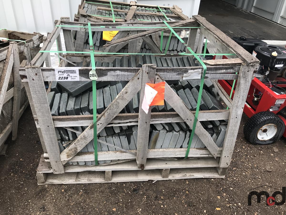Crate of Premium Black Paver Bricks