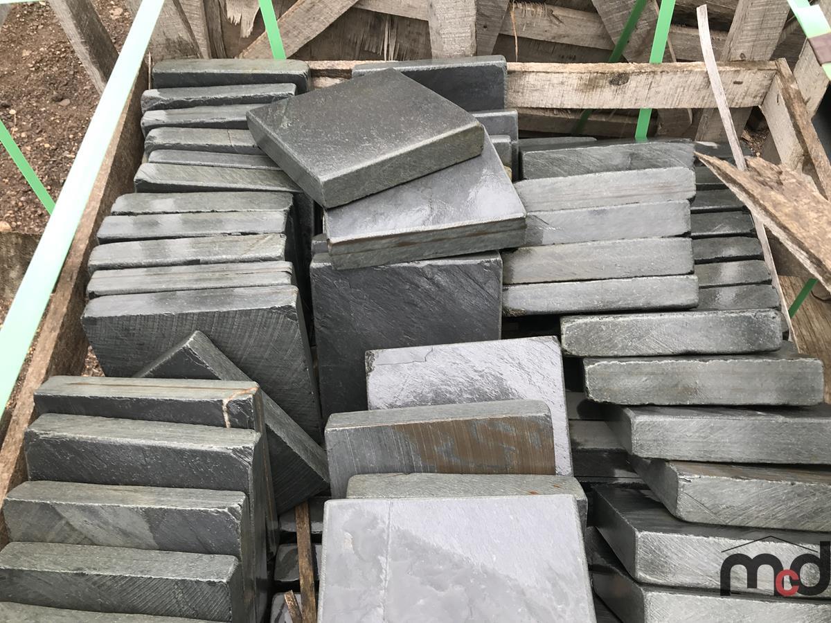Crate of Premium Black Paver Bricks