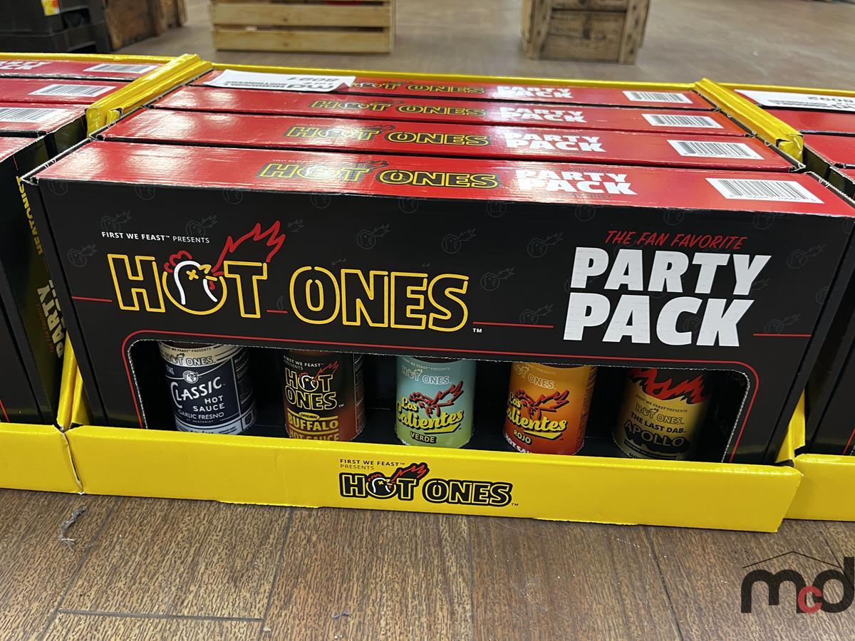(4) Hot Ones Party Pack
