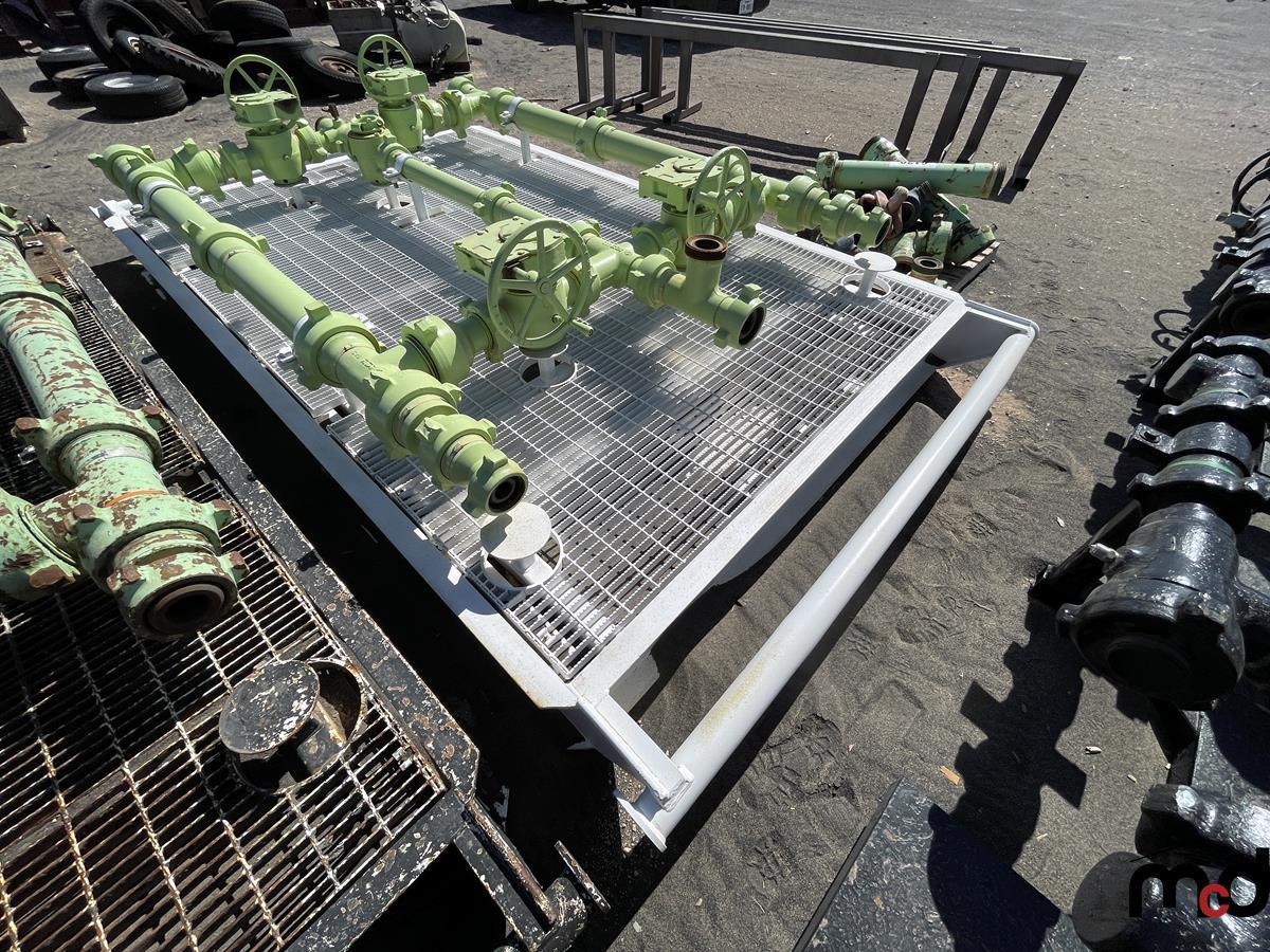 Skid Mounted 5-Valve Nace Junk Catcher